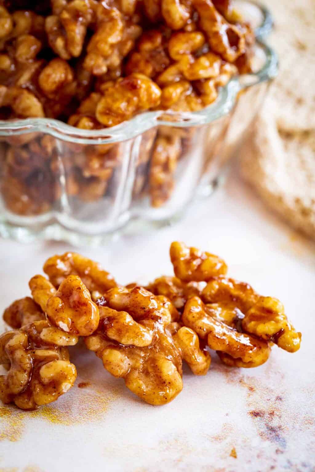 Honey Glazed Walnuts | Cupcakes & Kale Chips