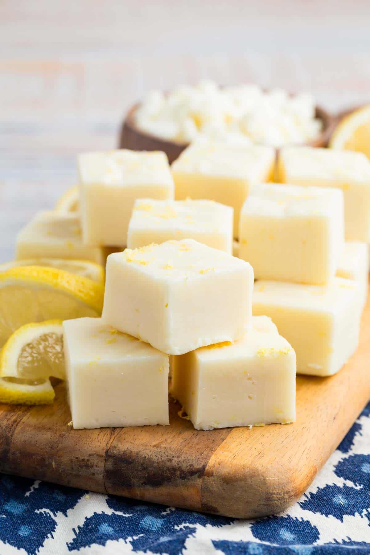 Easy Lemon Fudge l Cupcakes & Kale Chips